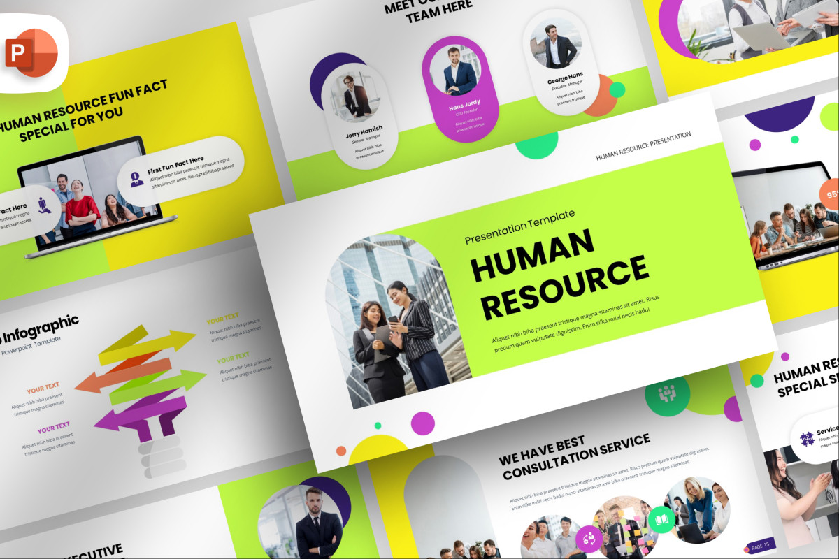 Human Resource Presentation Template | Nulivo Market